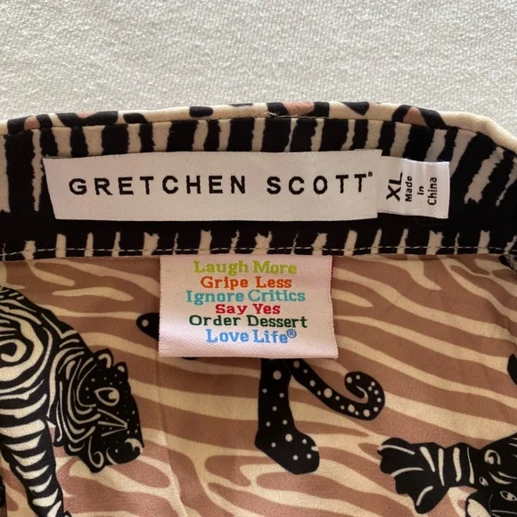 Gretchen Scott Designs | Dresses | Gretchen Scott Leopard Print Wrap ...